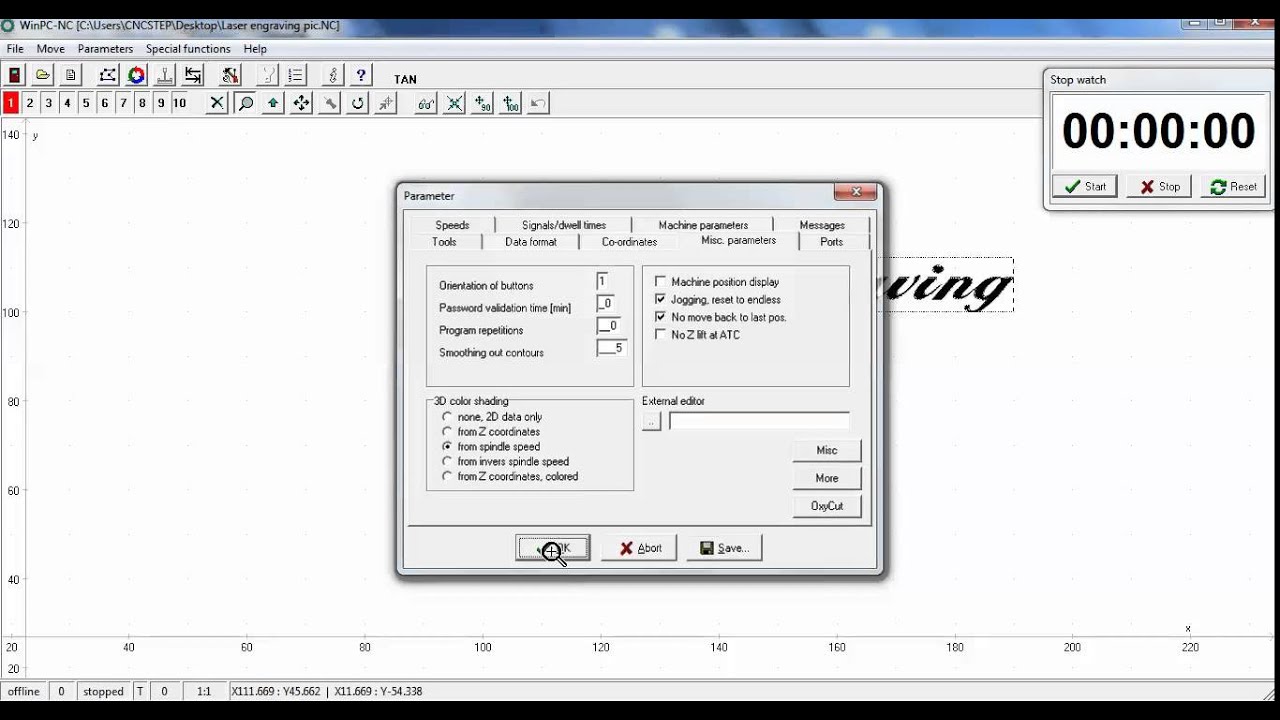 Laser engrave from Jpeg picture - YouTube