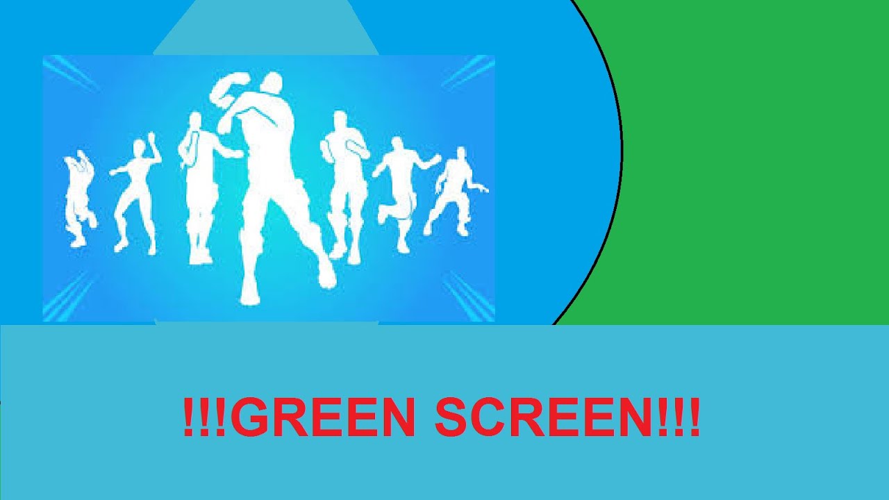 FORTNITE EMOTES on green screen!!! - YouTube