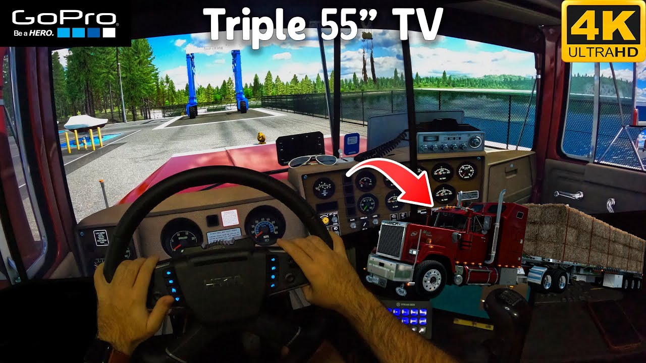 ATS 4K POV | Moza TSW | MACK SUPERLINER V8! - YouTube