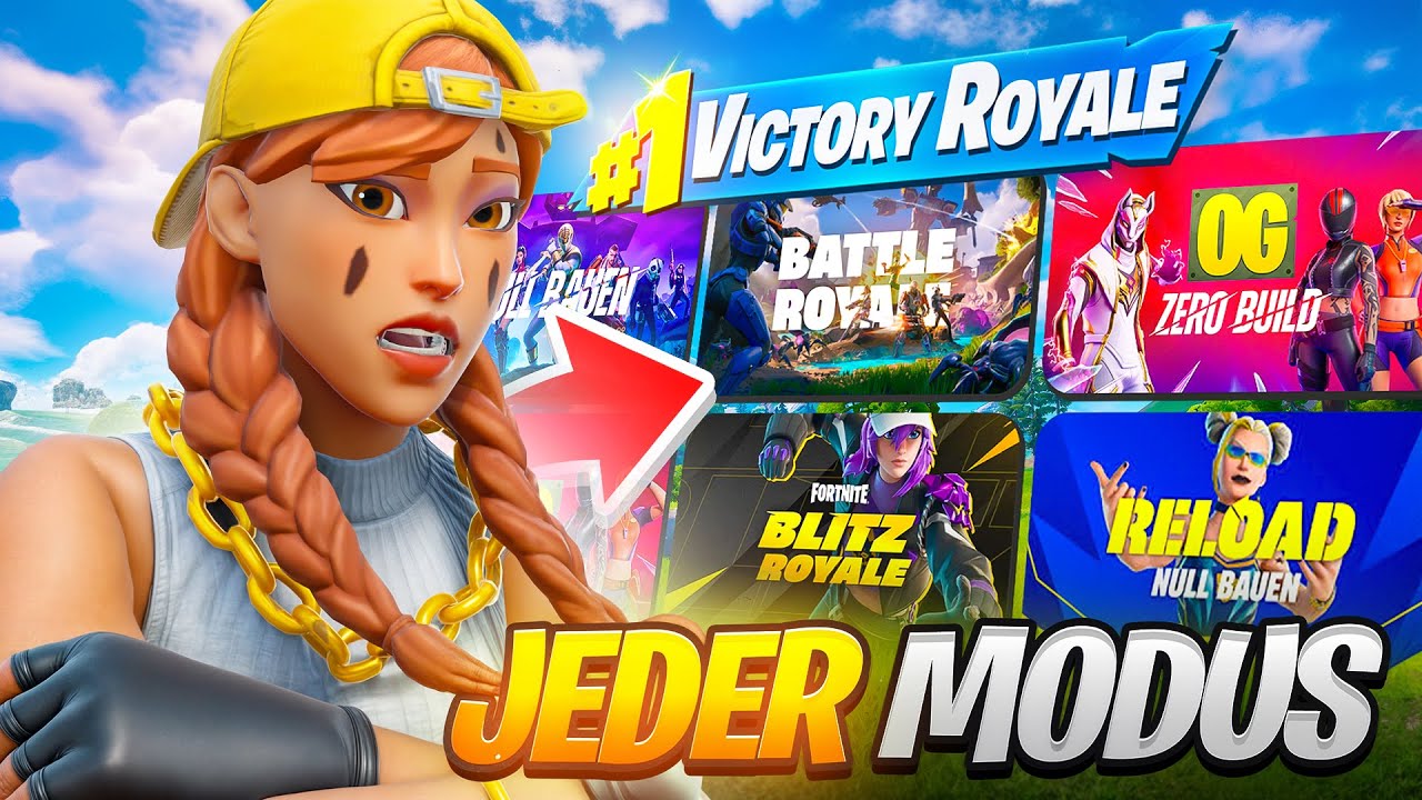 In JEDEM MODUS ein SIEG in FORTNITE holen! 🏆 - YouTube