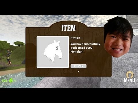 How to get 1000 Moneigh in Roblox Meadows Ranch #HoldYourHorses - YouTube