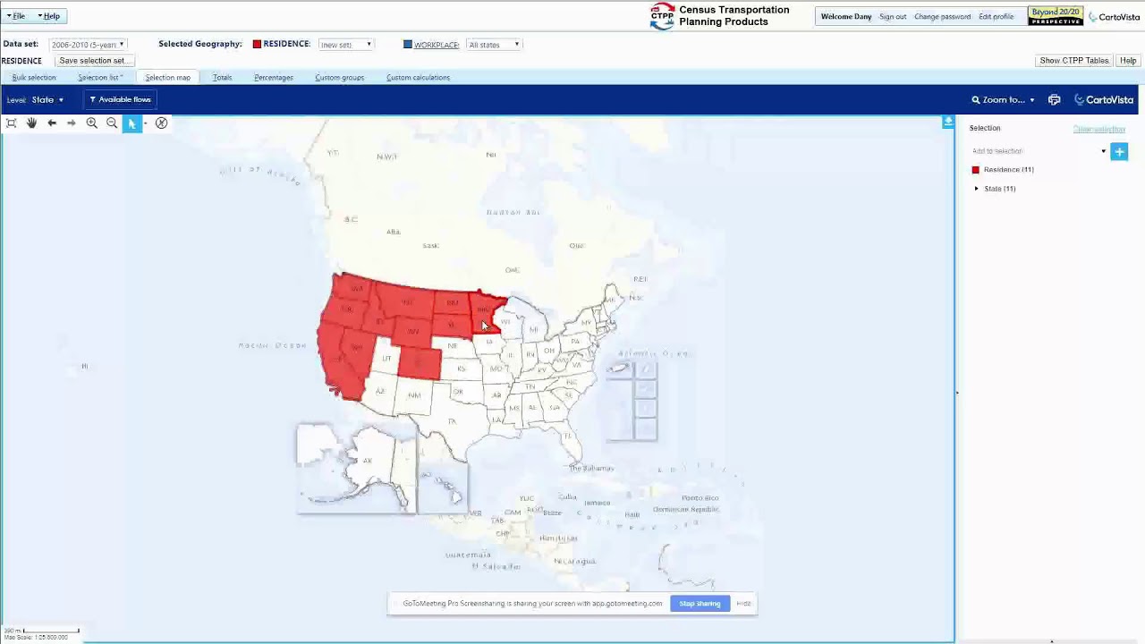 CTPP New HTML5-based Map -- Selecting Geographies - YouTube