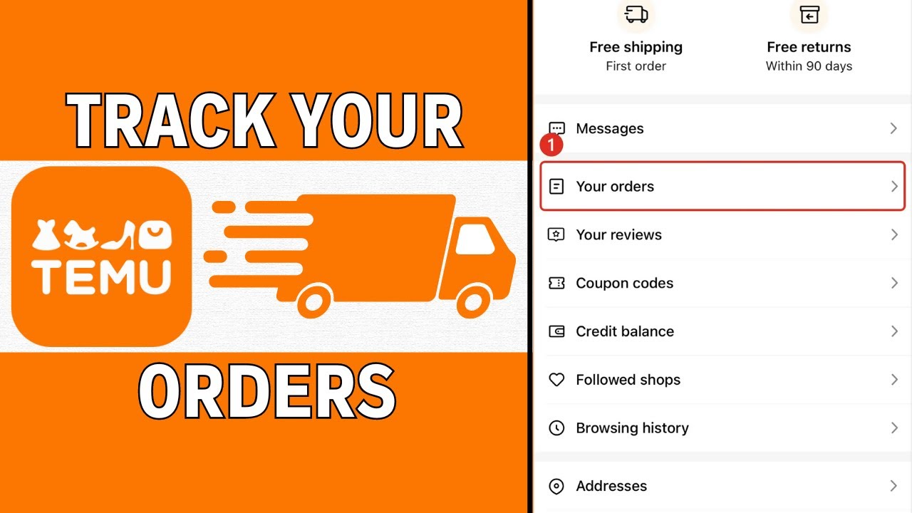 How to Track Your Orders on Temu (SUPER EASY) - YouTube