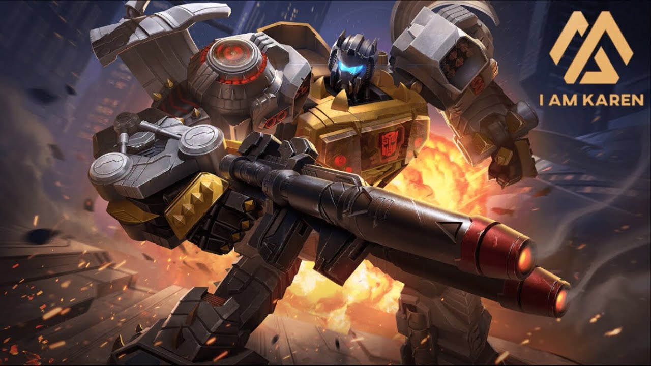 Roger’s Grimlock Transformers Skin Effects with Exclusive Taunt - YouTube