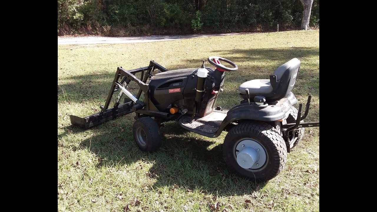 Making My Own Tractor Wheel Weights on a Small Front End Loader - YouTube