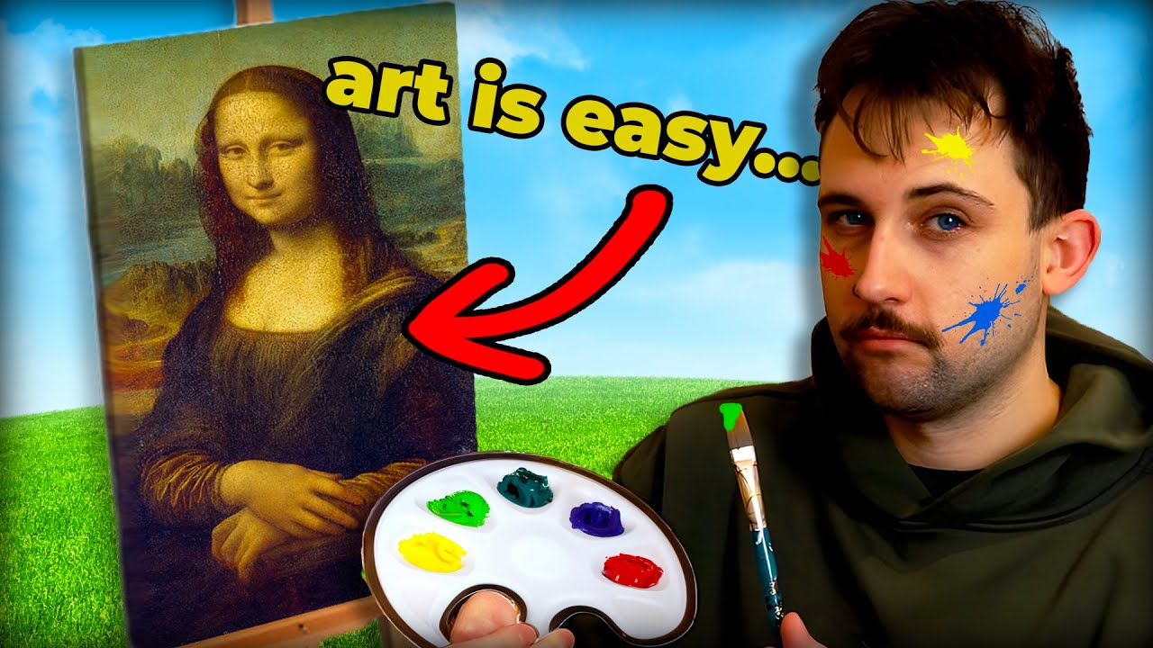 How Easy Is It To Paint The Mona Lisa? - YouTube