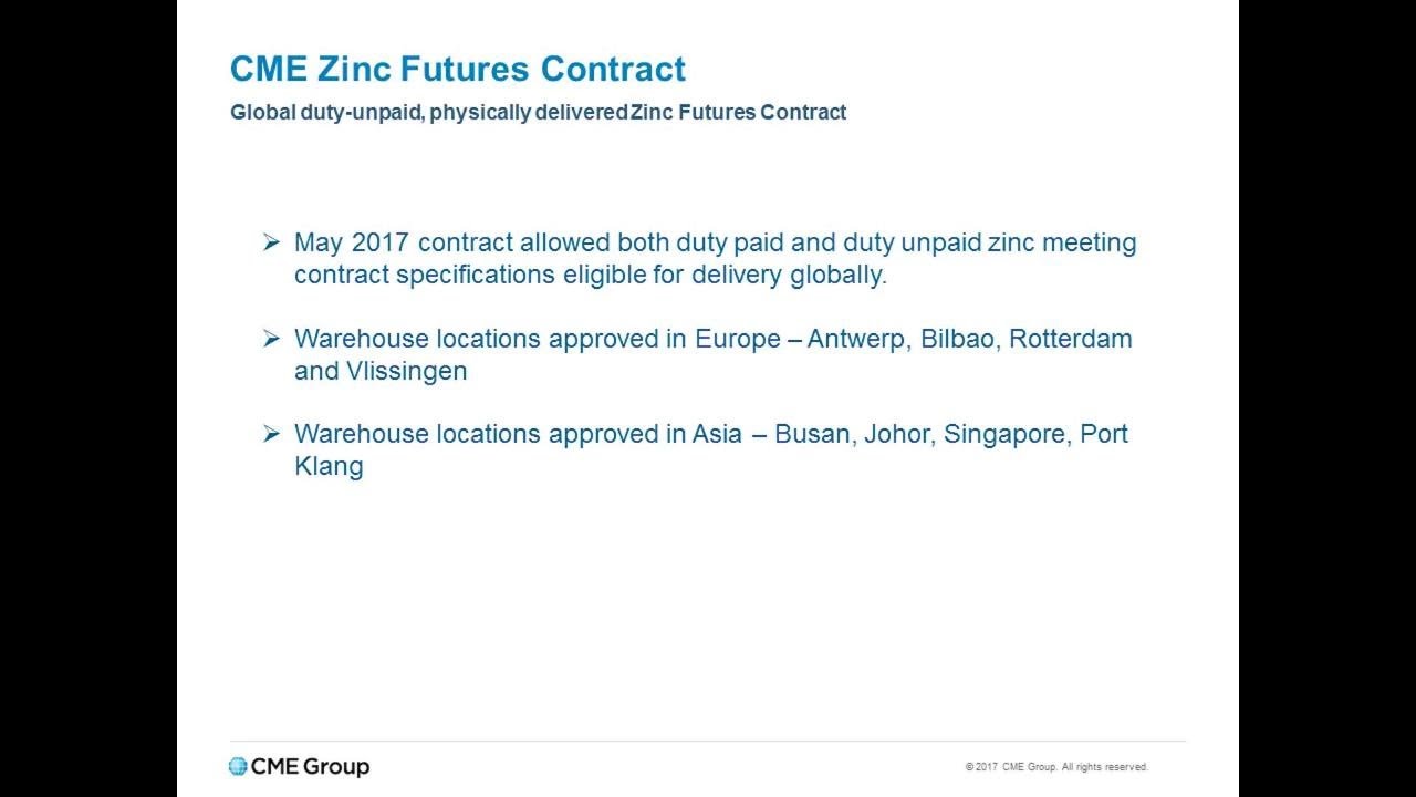 Get to Know CME Group Base Metals Futures & Options Contracts - YouTube