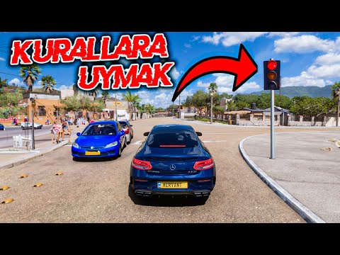 FORZA'da TRAFİK KURALLARINA UYARAK ARABA SÜRMEK