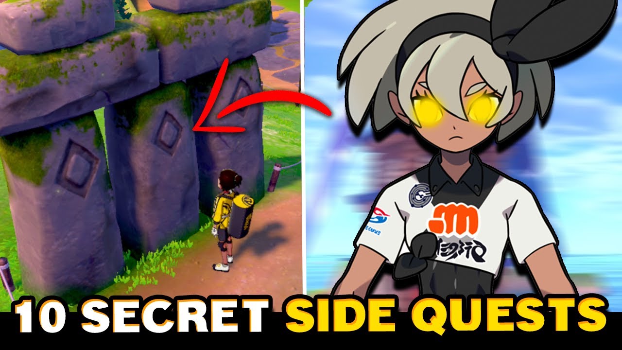 10 SECRET & HIDDEN Side Quests in Pokemon Sword and Shield You Should ...