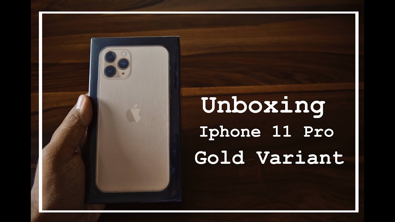 Iphone 11 Pro (64gb Gold) Unboxing + Set up! - YouTube