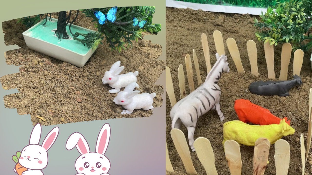 how to make cow shed house of animals - YouTube