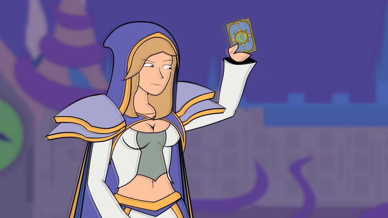 Джайна против Гулдана - A Hearthstone Cartoon [RUS] - YouTube