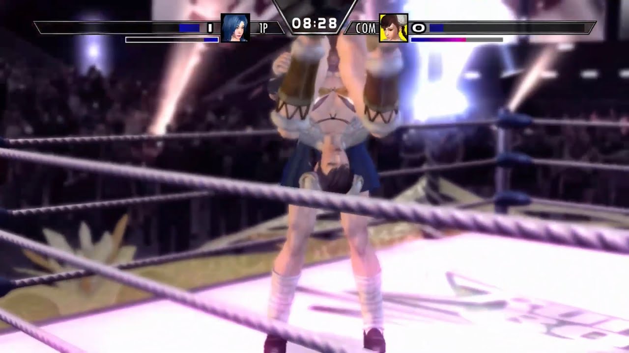 Rumble Roses XX:Blue Rose vs Aigle SS - YouTube