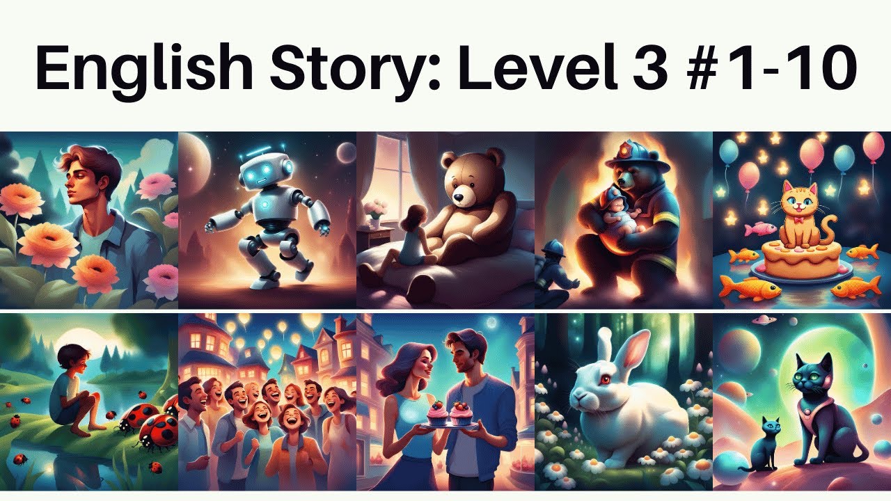 English Story: Level 3 #1-10 | Tales | Bedtime Stories - YouTube