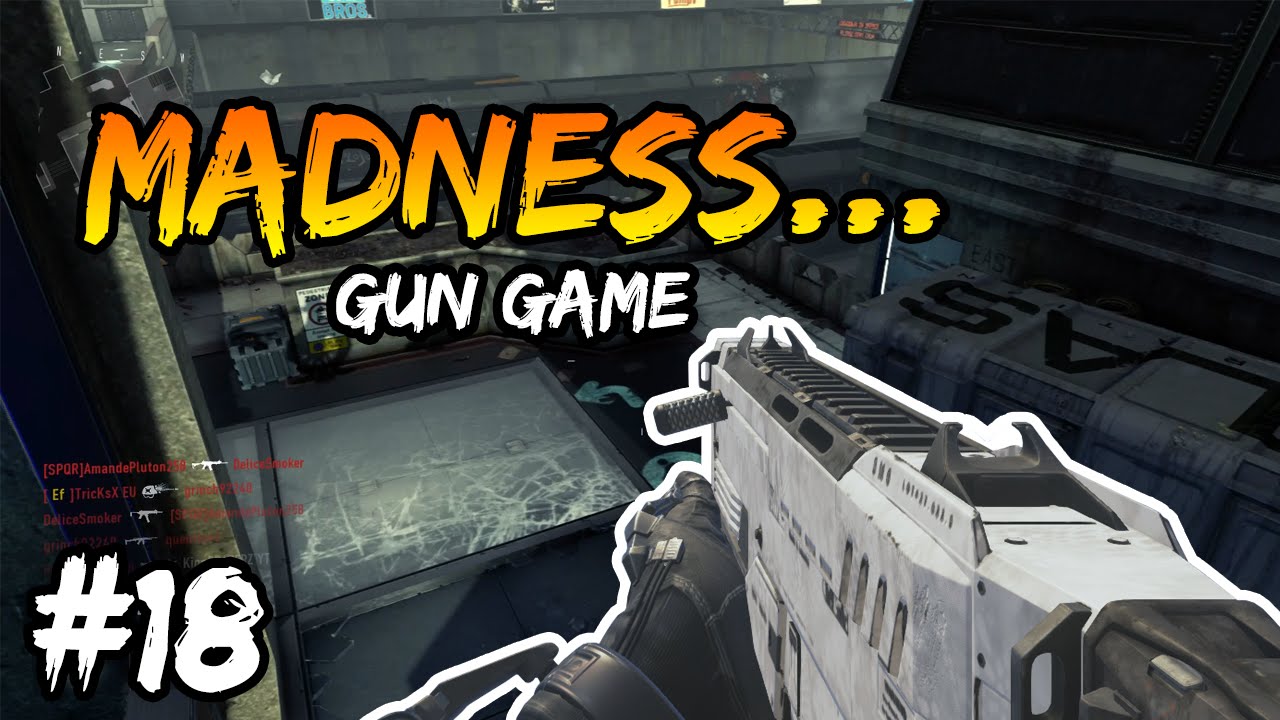 "MADNESS..." - Advanced Warfare GUN GAME #18! - LIVE w/ Braderz! - YouTube