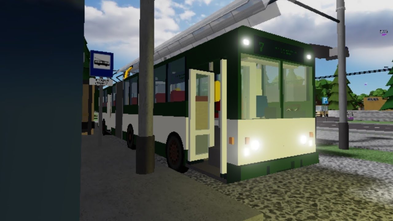 Поездка на троллейбусе ЗиУ-10 по маршруту 7 | Roblox Transport ...