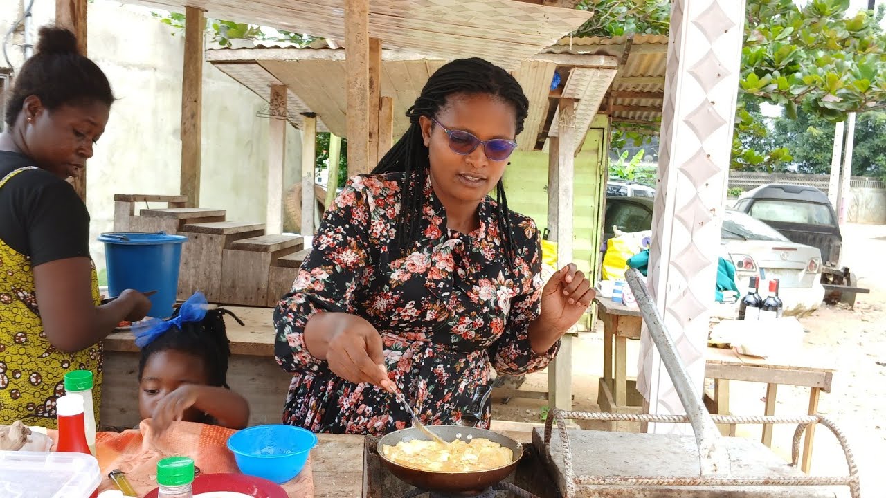 Cooking delicious snacks in ivory coast !#cooking #village #food # ...
