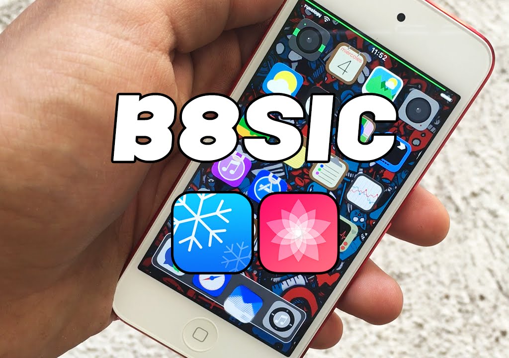 B8sic iOS 9 Theme Winterboard & Anemone - YouTube