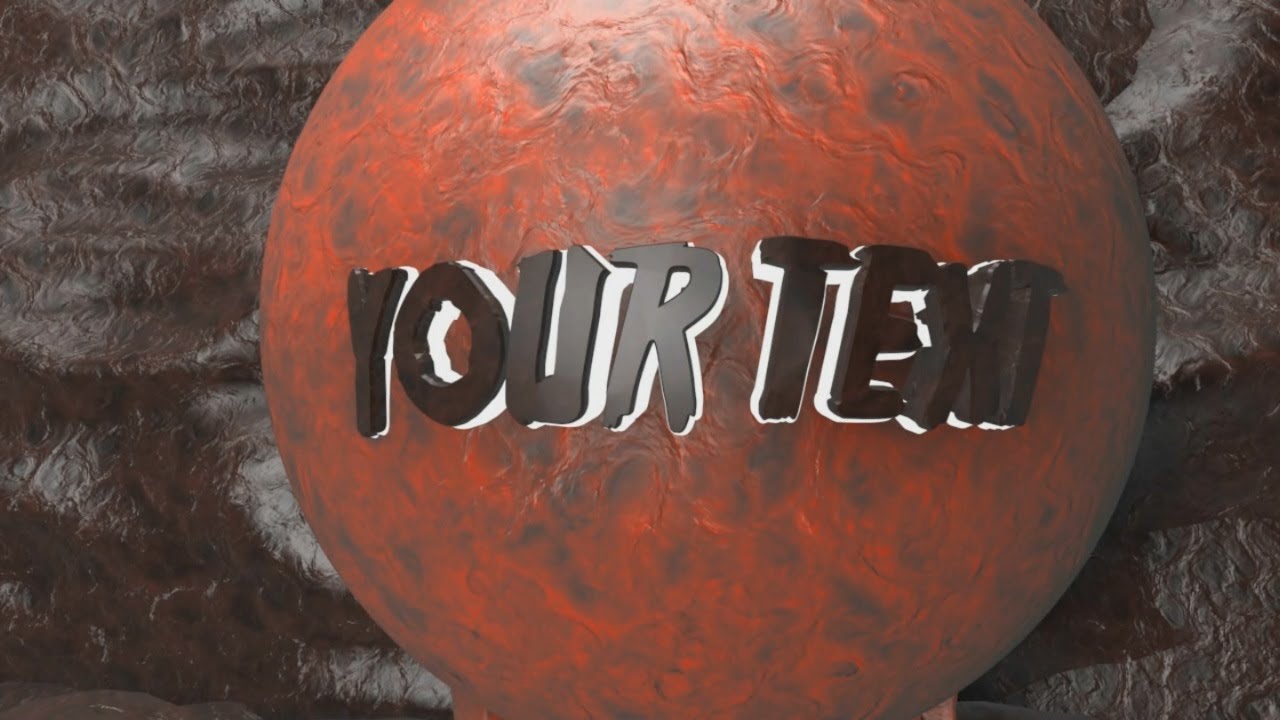 Creepy Scary 3D Text Intro - Cinema 4D Free Gfx Intro Templates 049 ...