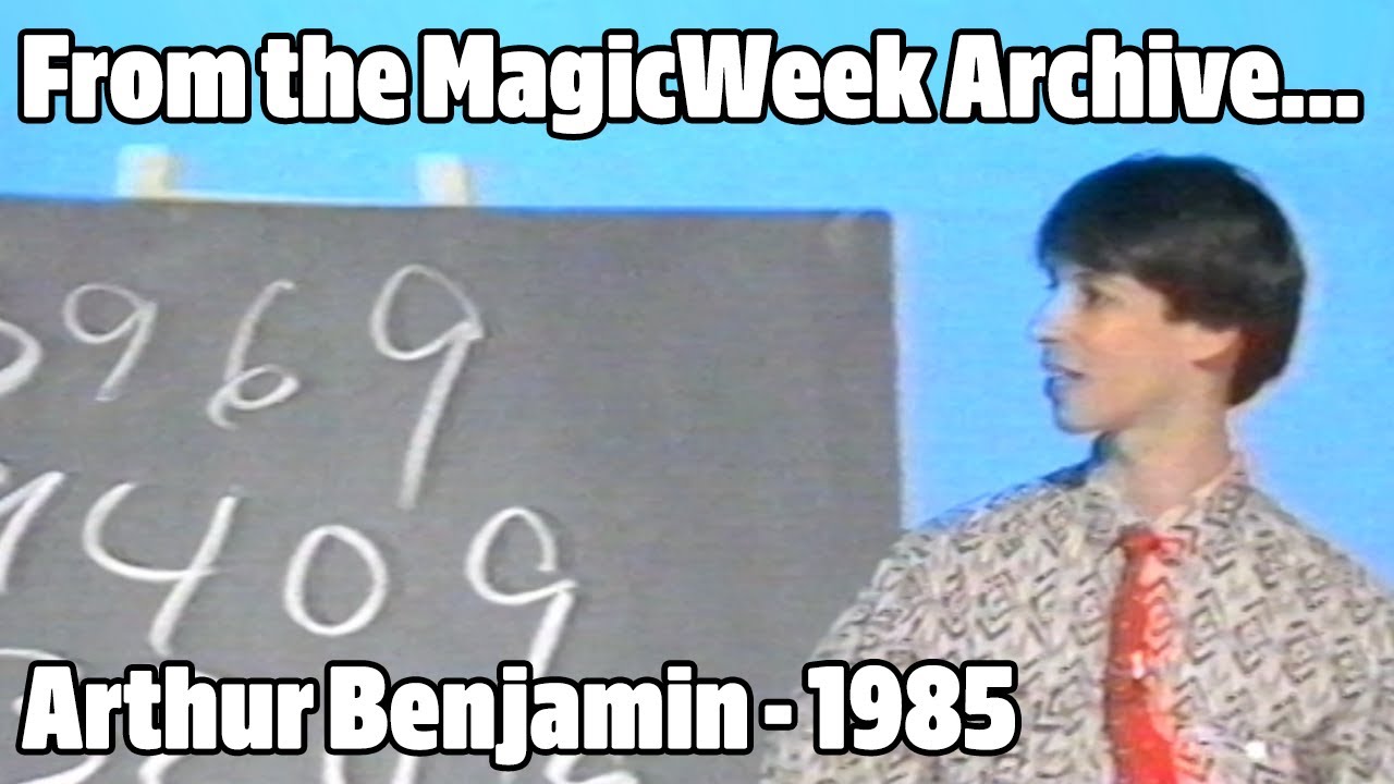 Arthur Benjamin - 'mathemagics' - The Paul Daniels Magic Show - 1985 - YouTube