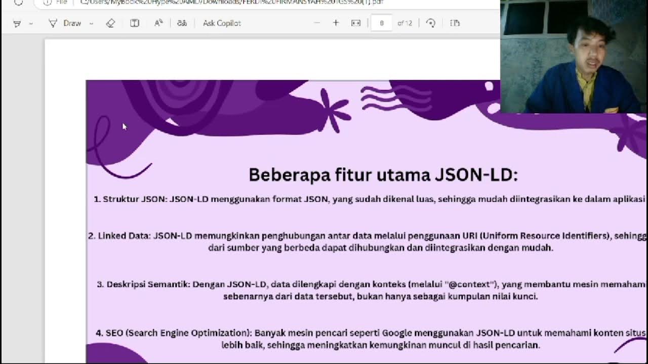Penjelasan Tentang materi JSON-LD Data terstruktur Integritas JSON-LD Dengan RDF Di Web modern ...