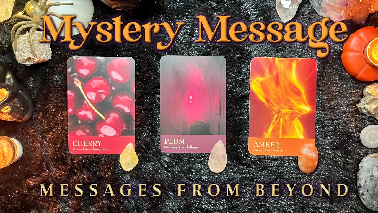 Mystery Messages from Beyond 🎃 Charms & Pick a Card Reading - YouTube