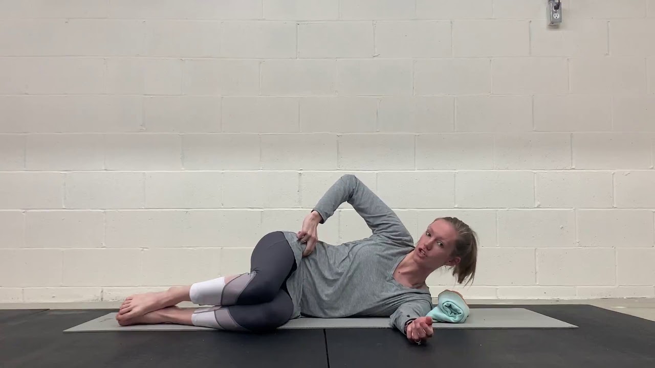 Sidelying 360/Diaphragmatic Breathing and Rib Mobility - YouTube