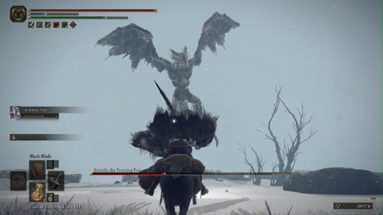ELDEN RING Borealis The Freezing Fog Cheese - YouTube