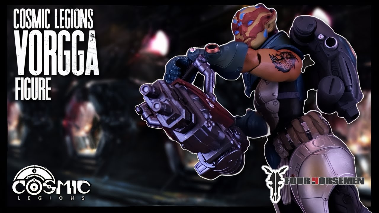 Four Horsemen Cosmic Legions Hvalkatar: Book One Vorgga Figure ...