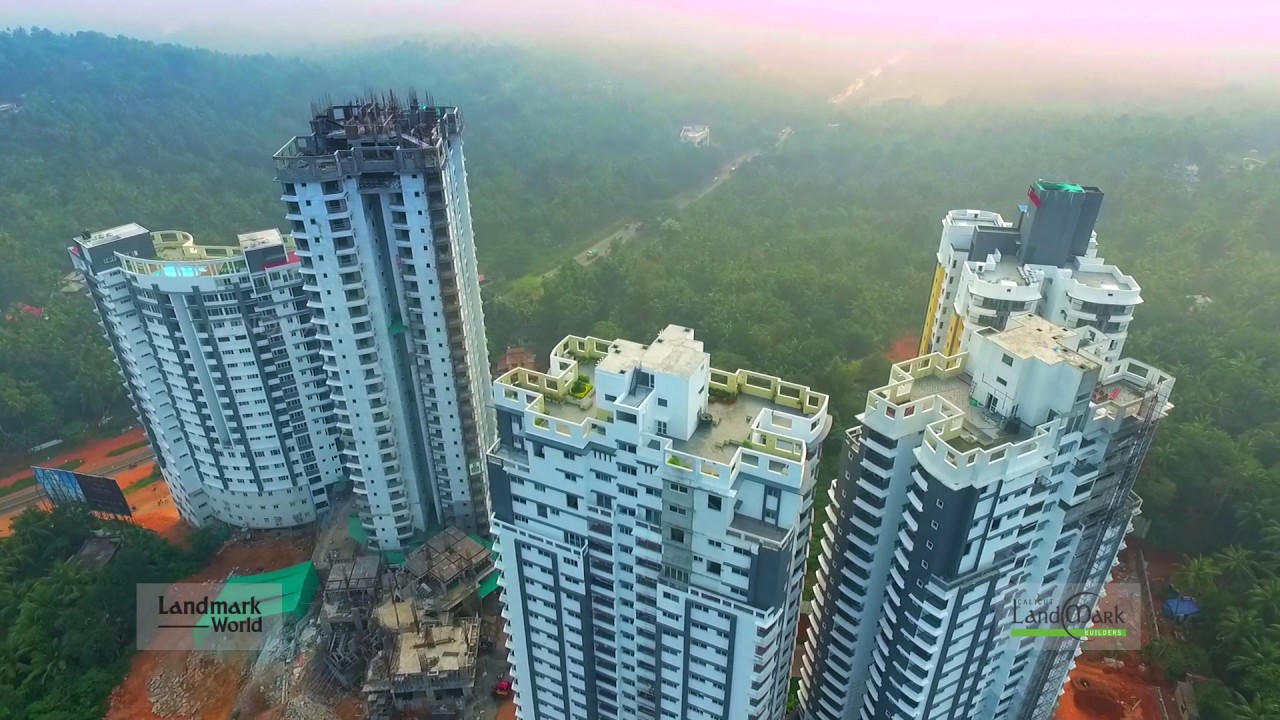 CALICUT LANDMARK WORLD AREAL VIEW - YouTube
