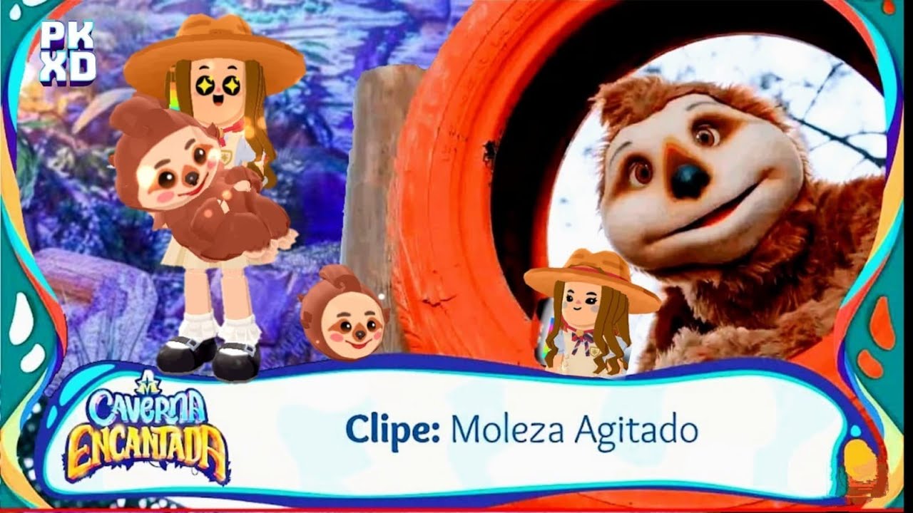 CLIPE MOLEZA AGITADO! A CAVERNA ENCANTADA NO PK XD - YouTube