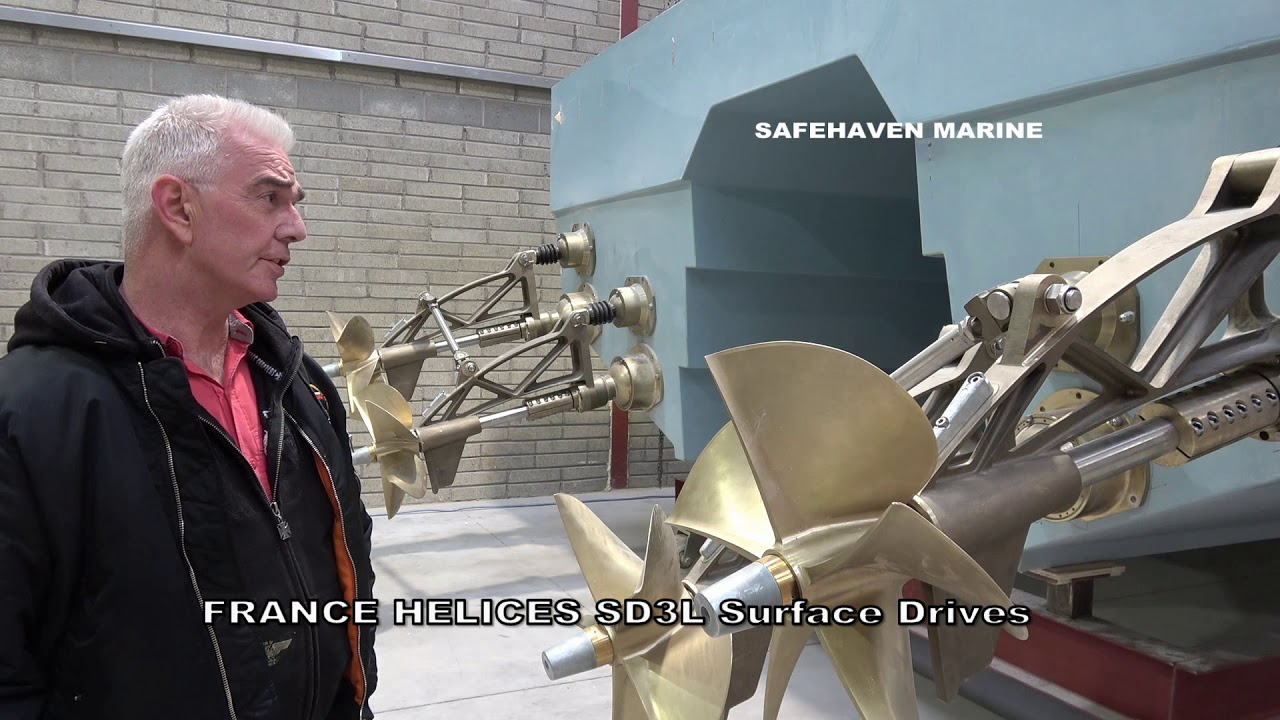 SURFACE DRIVE SYSTEM SDS3L WITH SURFACE PIERCING PROPELLERS / PROJECT ...