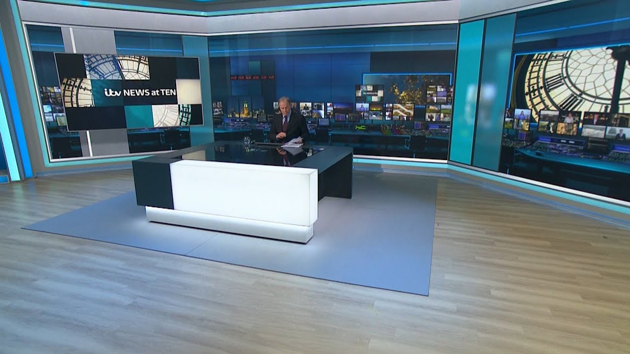 ITV UK | ITV News at Ten - Debut New Set - Open and Closing - January 5 ...