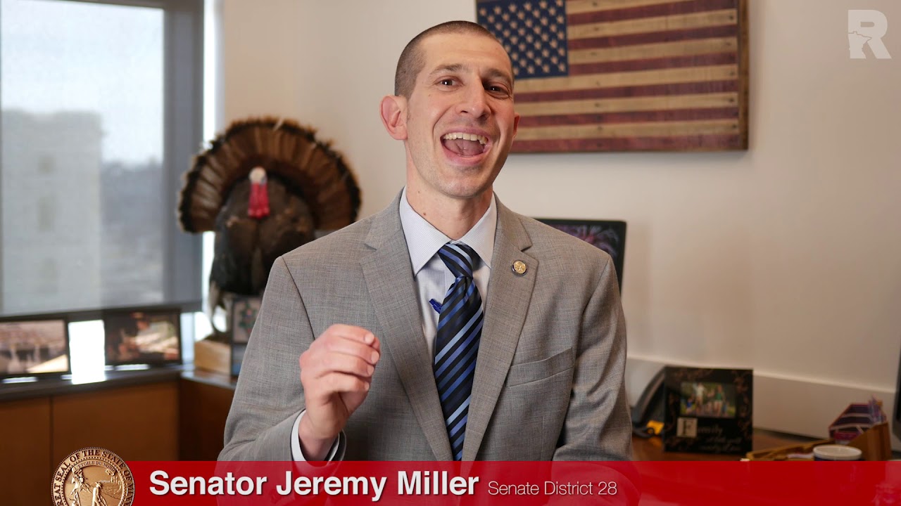 Senator Jeremy Miller honors our COVID heroes - YouTube