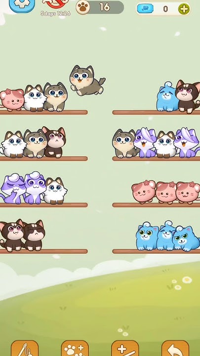 Can You Solve This Cat Puzzle? | Cats Sort Puzzle #shorts #puzzle #gaming #1 - YouTube