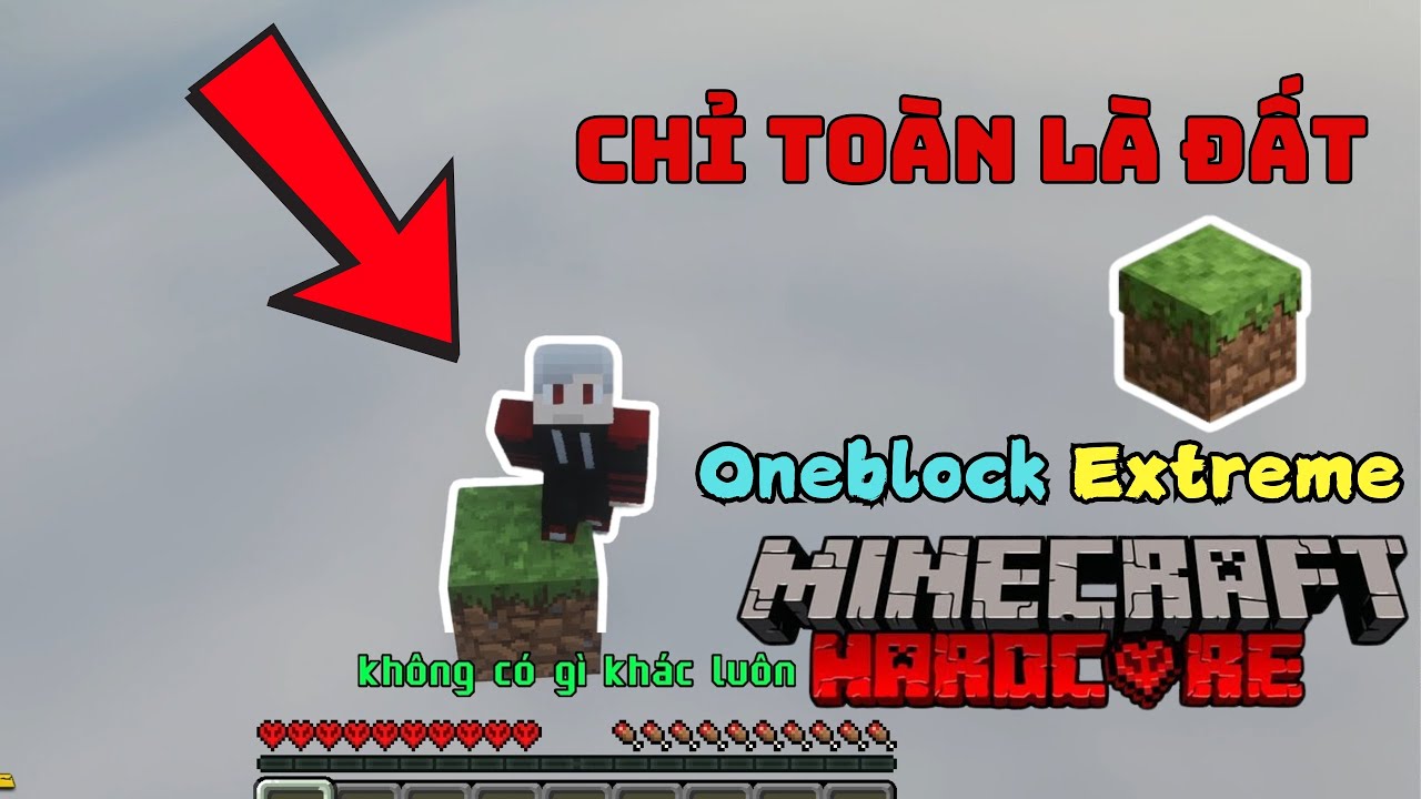 TÓM TẮT 100 Ngày Minecraft Sinh Tồn Siêu Khó Trên 1 Cục Đất !! 100 Days Oneblock Extreme - YouTube