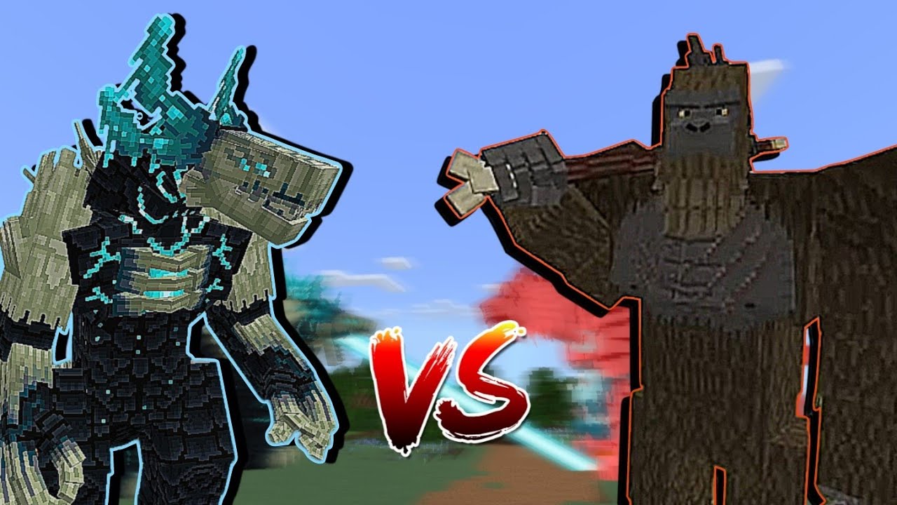 Wardenzilla Vs Kong 1973 | Minecraft pocket edition - YouTube
