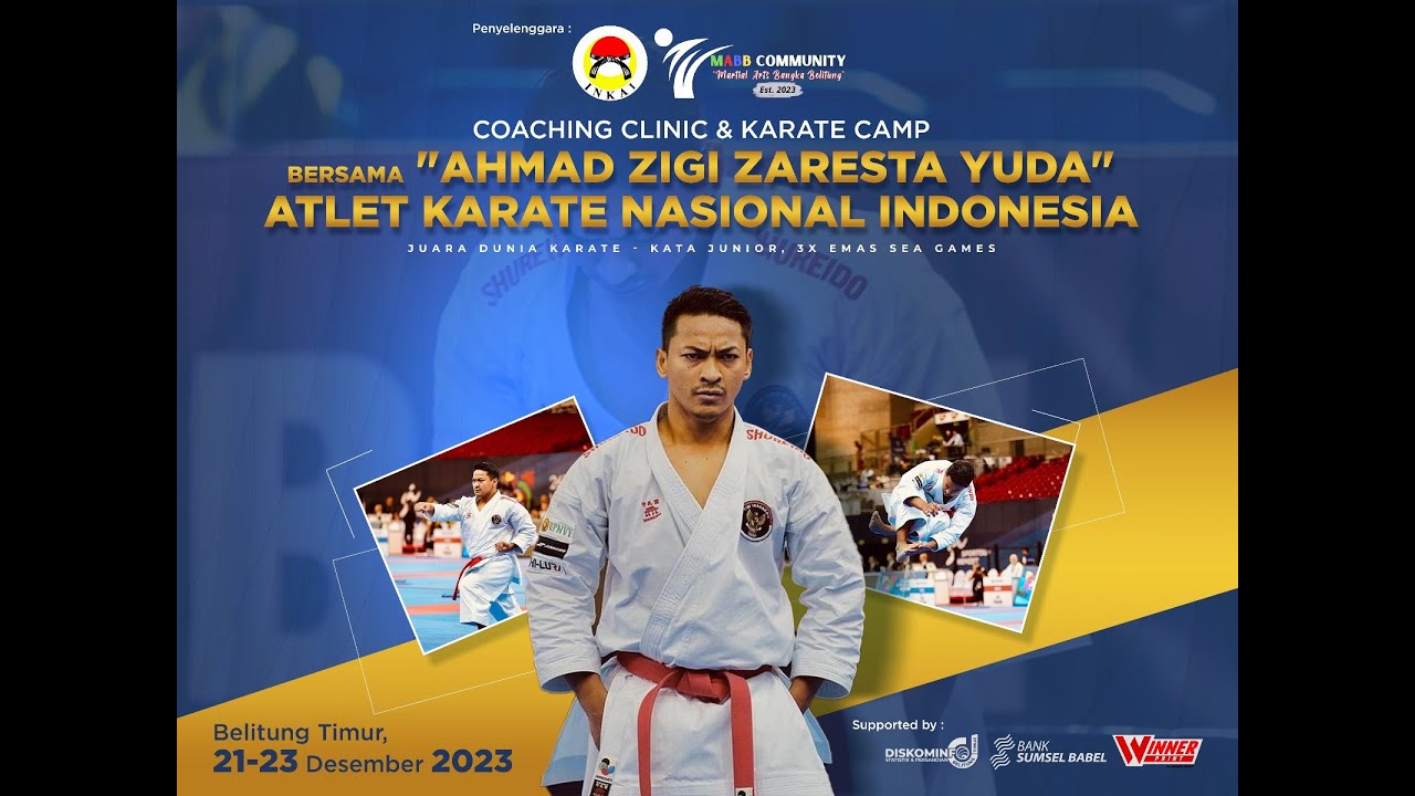 Coaching Clinic dan Karate Camp, with Atlet Karate Nasional Indonesia ...