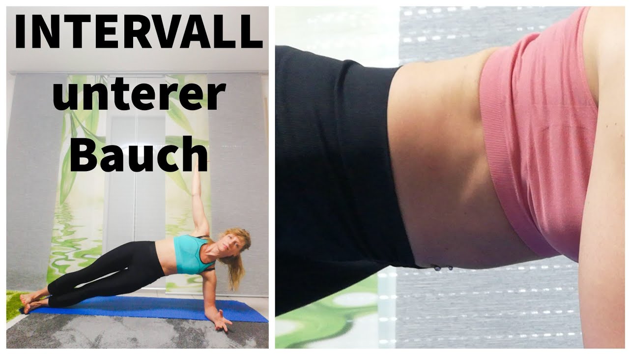 Unterer Bauch workout, Sixpack, 17 Minuten Intervall Bauchübungen - YouTube
