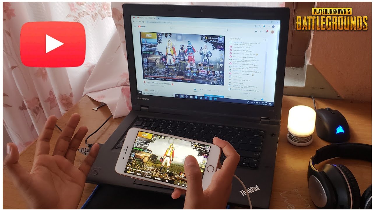 My iPhone PUBG LIVE Stream Setup . - YouTube