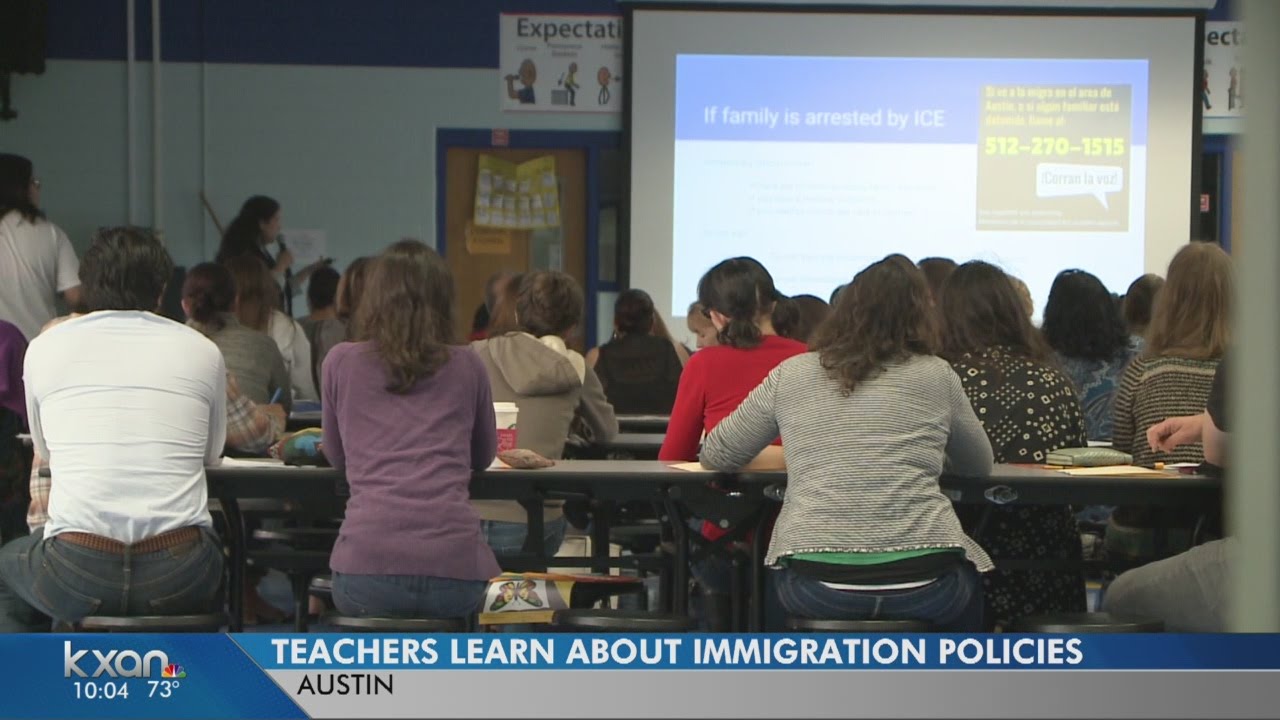 Teachers learn how to talk to students about immigration - YouTube