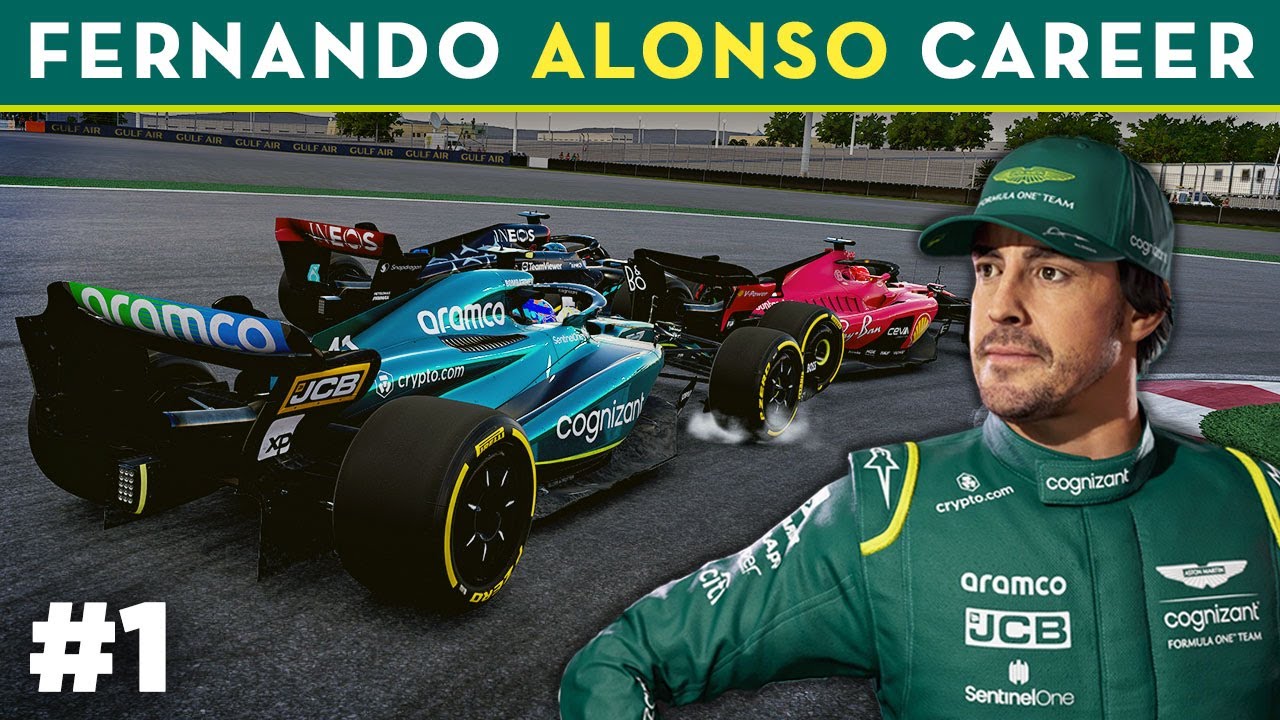 F1 23 Alonso Career - Let's Break The Fernando Curse! - YouTube