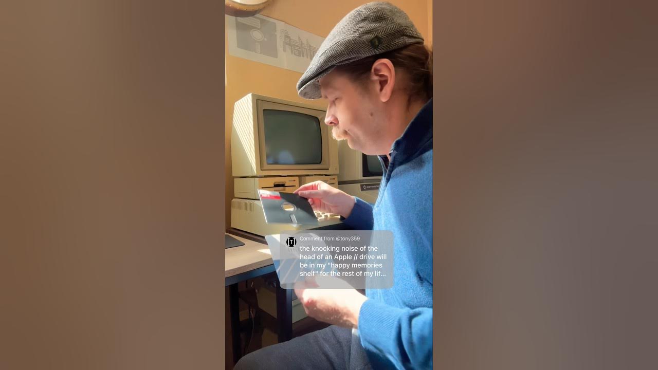 Retro Computer ASMR: apple//e booting from floppy disk #retrogaming #retrocomputing #ultima ...