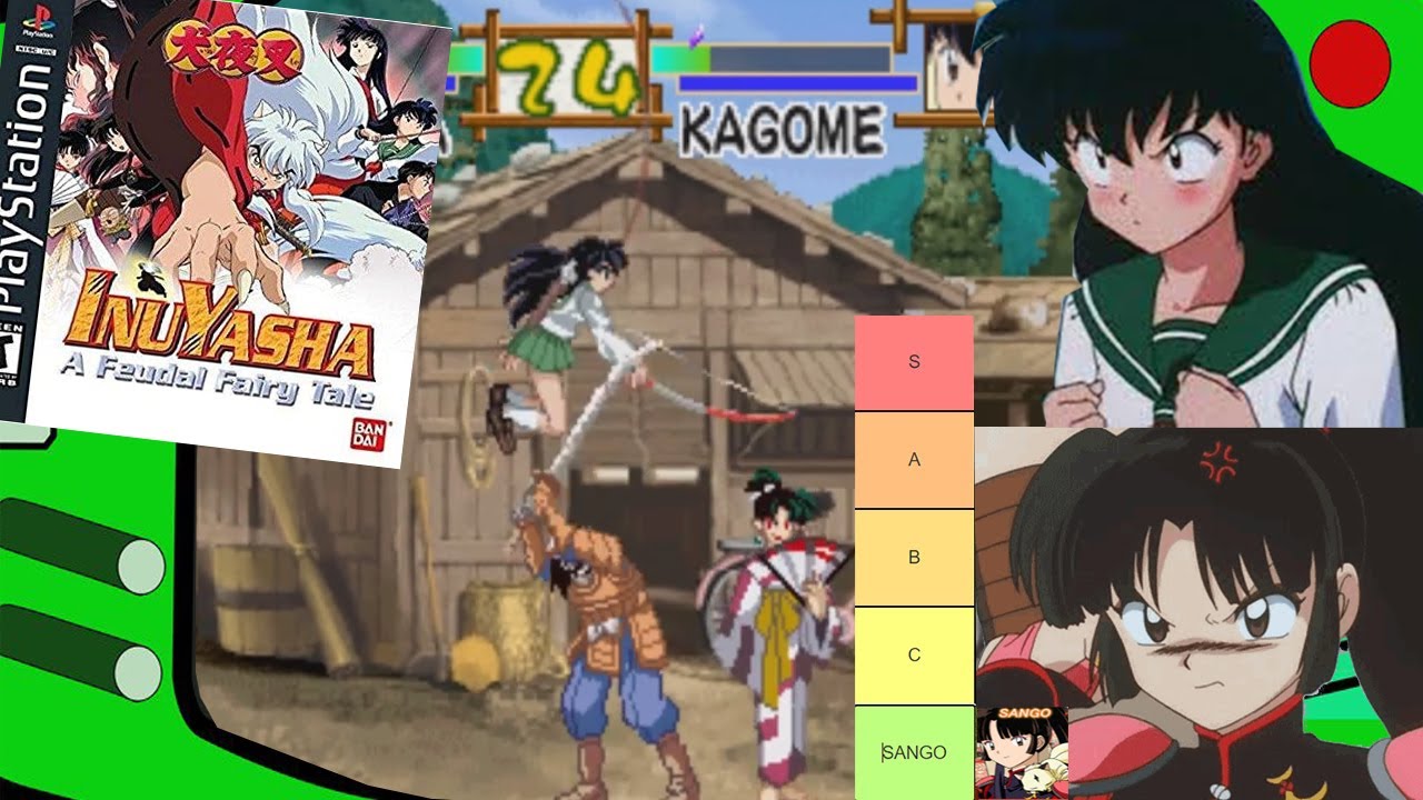 Inuyasha: A feudal fairy tale (PS1) - Jogos de luta de anime no ...