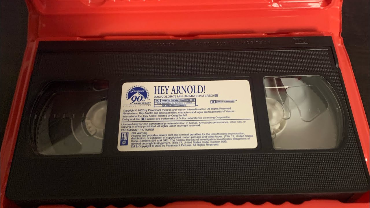 Quick hey Arnold the movie opening VHS tape - YouTube