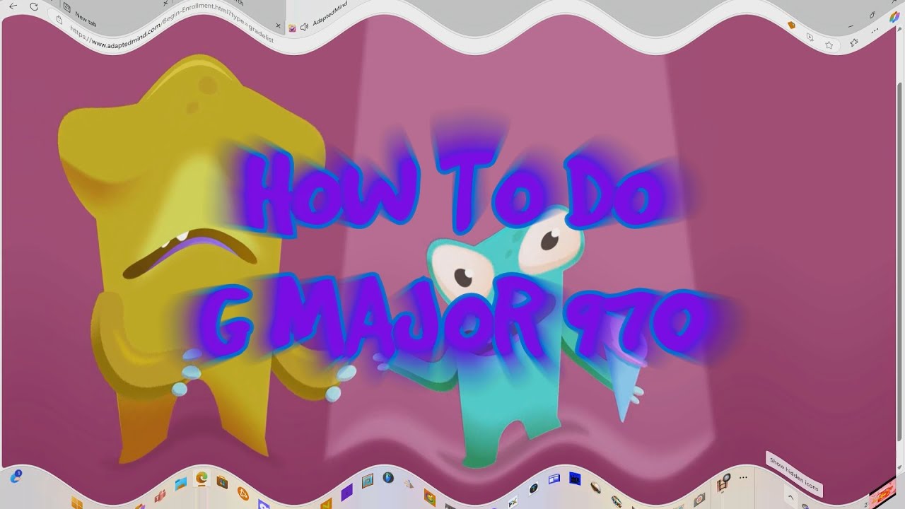 How to do g major 970 - YouTube