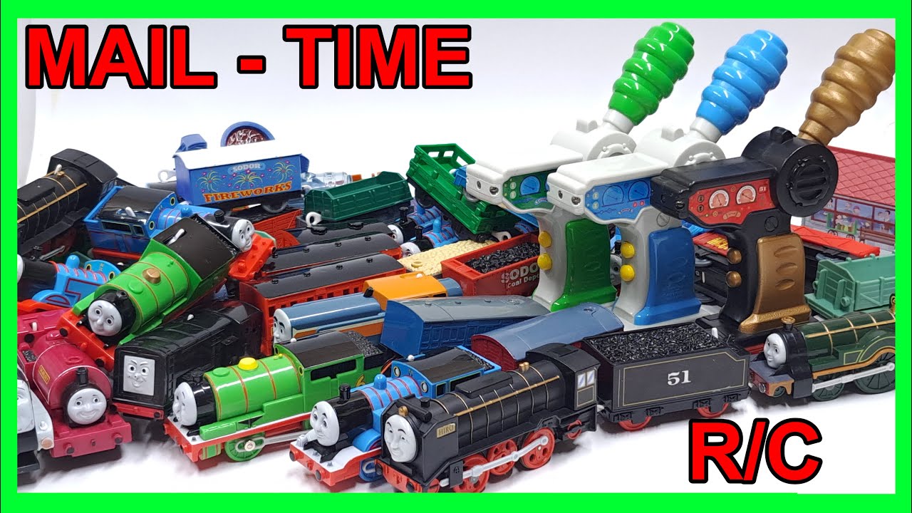 Trackmaster RC Hiro Percy Thomas, Den Skarloey Diesel Express Coaches ...