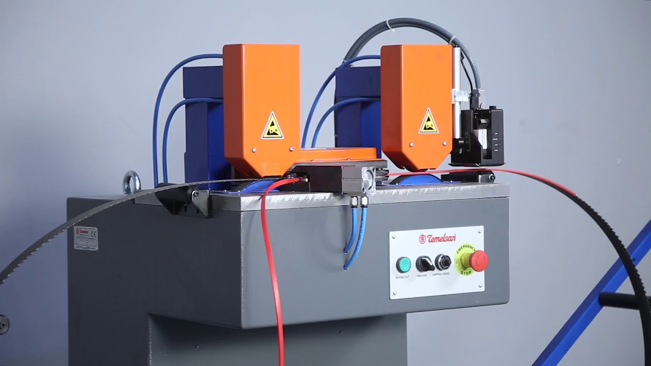BANDSAW BLADE PLASTIC STRIP CAPPING MACHINE. WITH PRINTER. CAP-80 ...