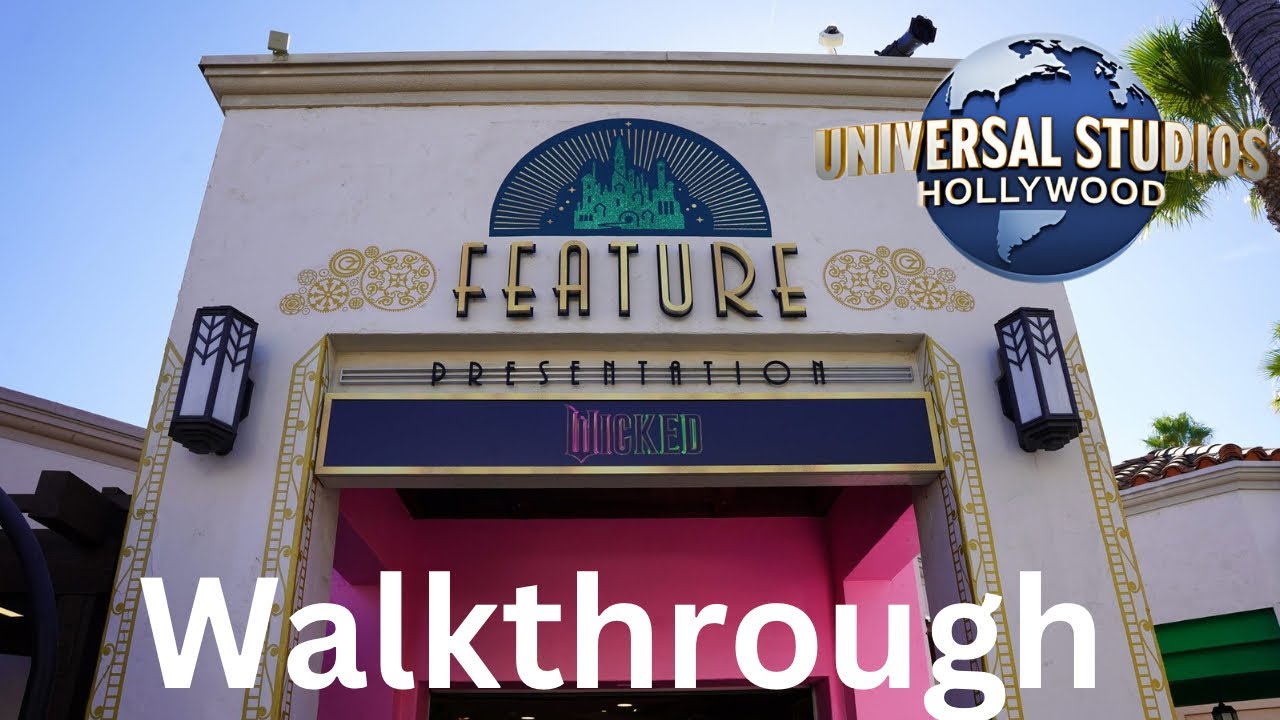 Wicked Feature Presentation Walkthrough at Universal Studios Hollywood ...