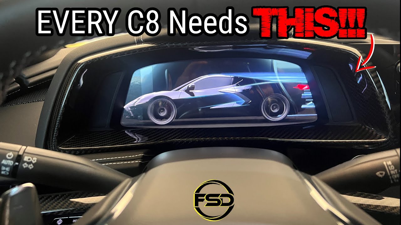 Taking YOUR C8 Dash To The NEXT Level! - YouTube